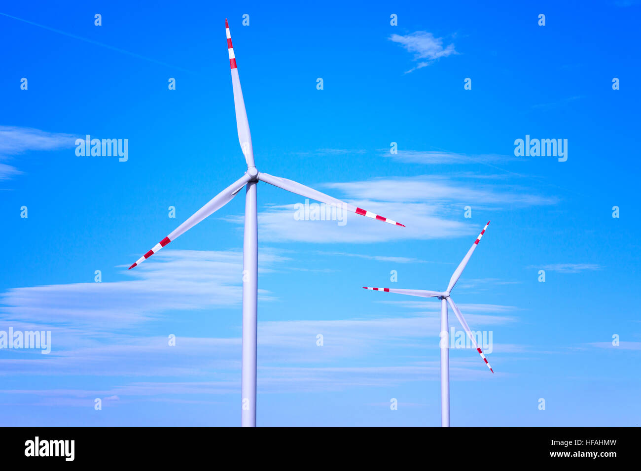 Wind turbine - renewable energy source Stock Photo - Alamy