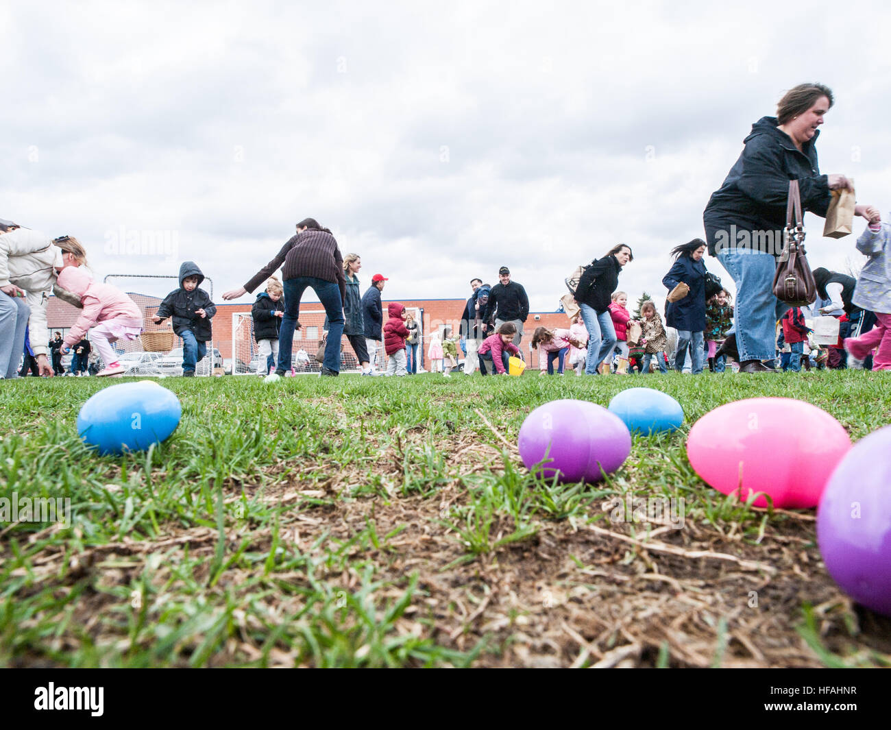 Easter Egg Hunt Stock Photo - Alamy