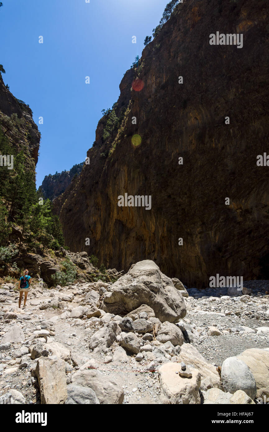 Samaria Gorge. Crete. Greece Stock Photo - Alamy