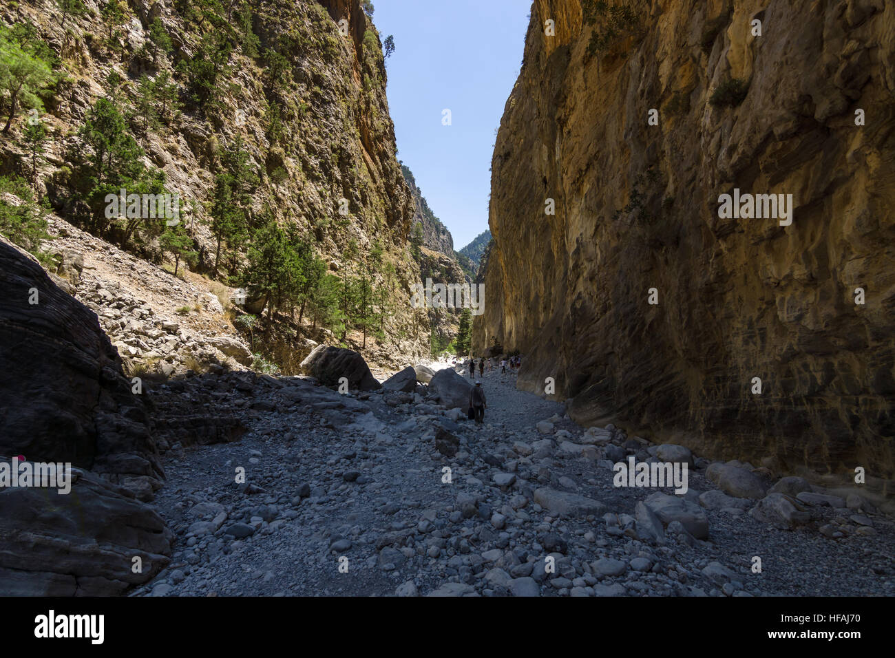 Samaria Gorge. Crete. Greece Stock Photo - Alamy