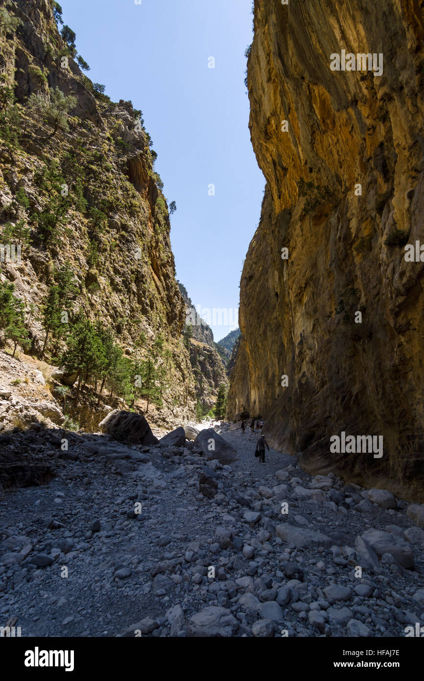 Samaria Gorge. Crete. Greece Stock Photo - Alamy