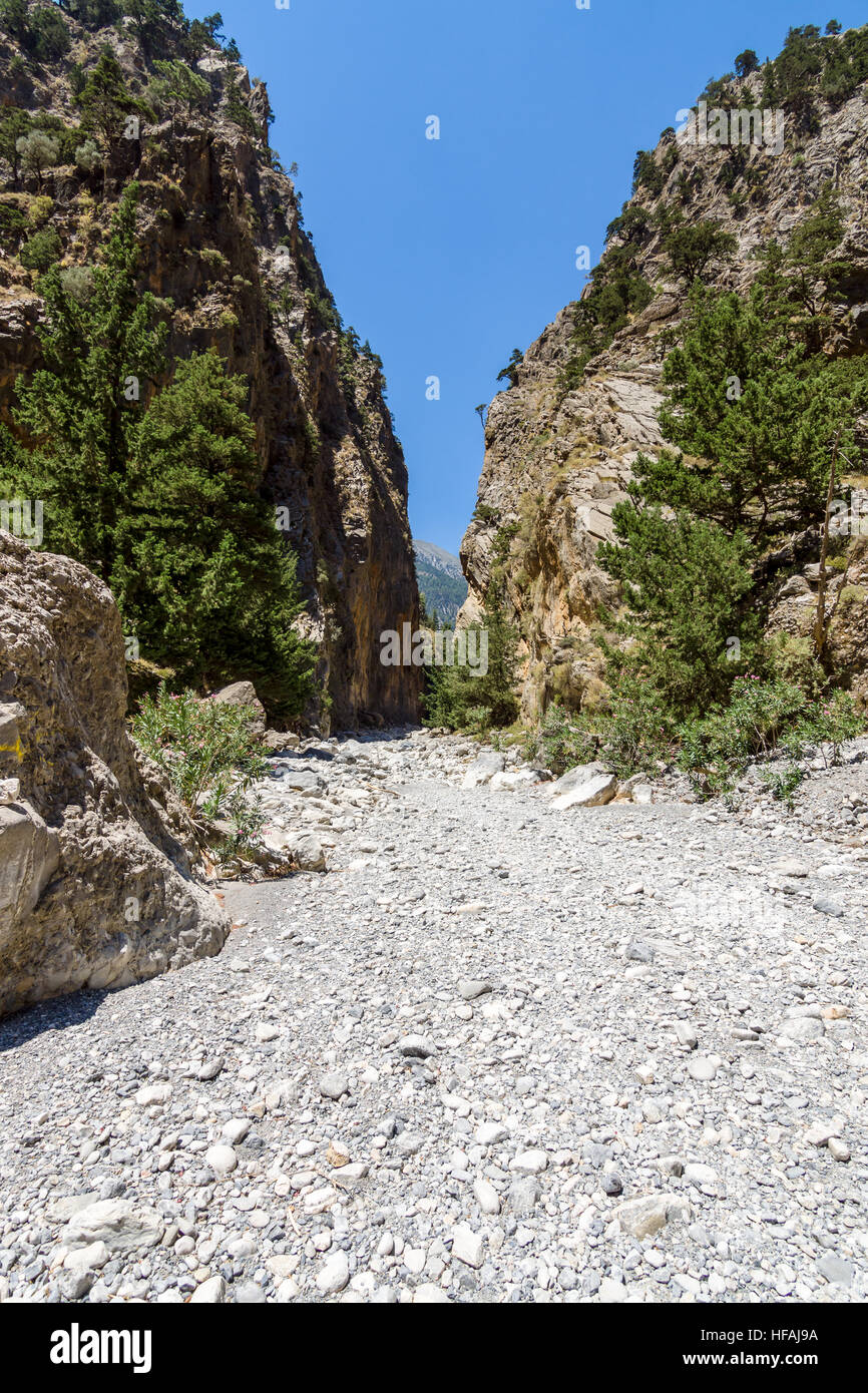 Samaria Gorge. Crete. Greece Stock Photo - Alamy