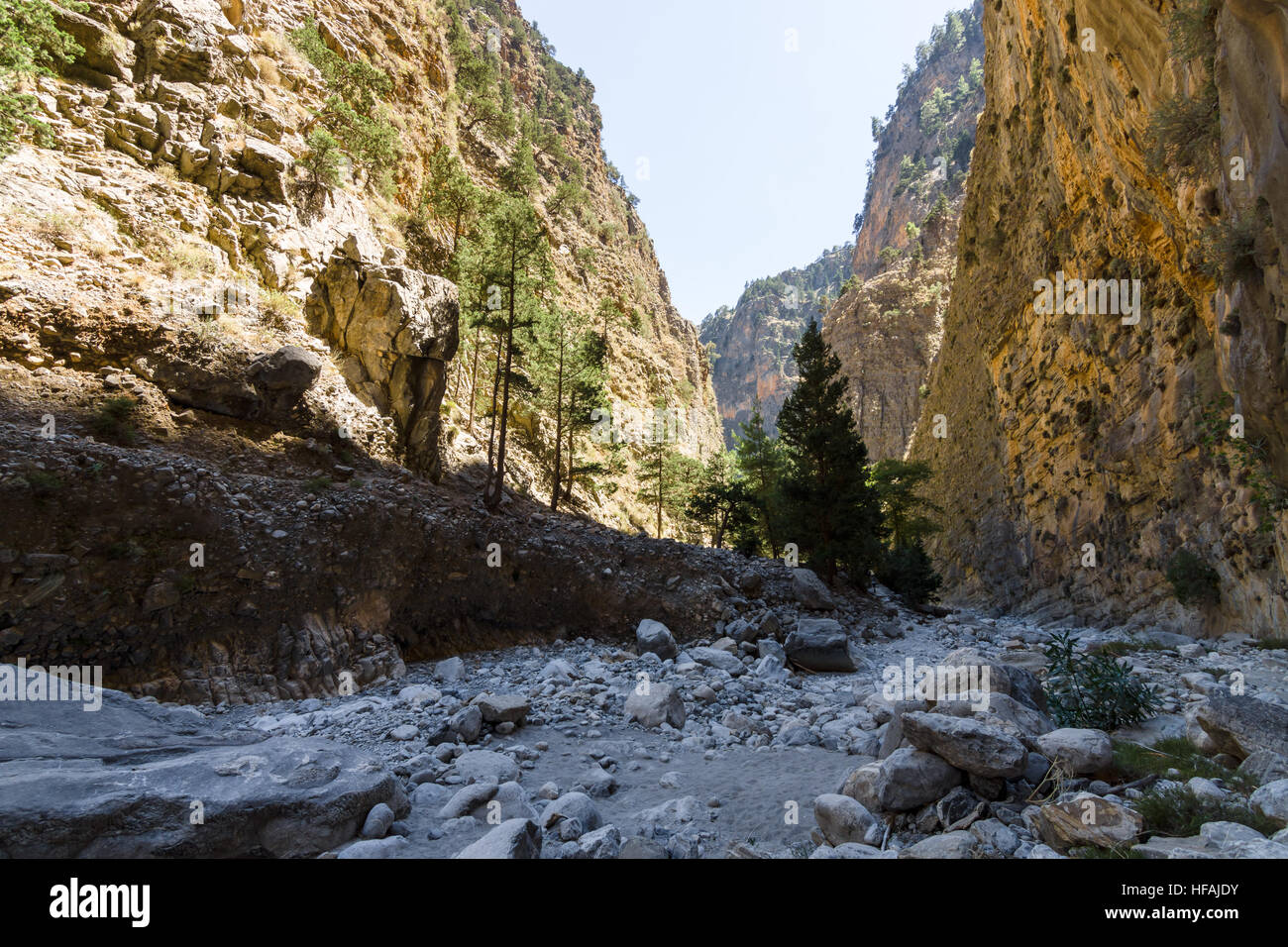 Samaria Gorge. Crete. Greece Stock Photo - Alamy