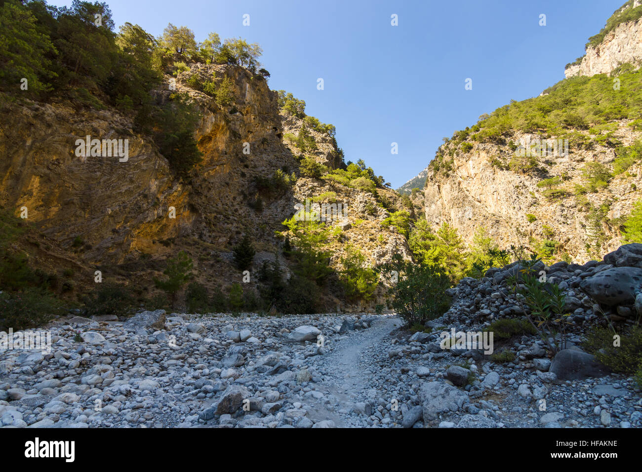 Samaria Gorge. Crete. Greece Stock Photo - Alamy