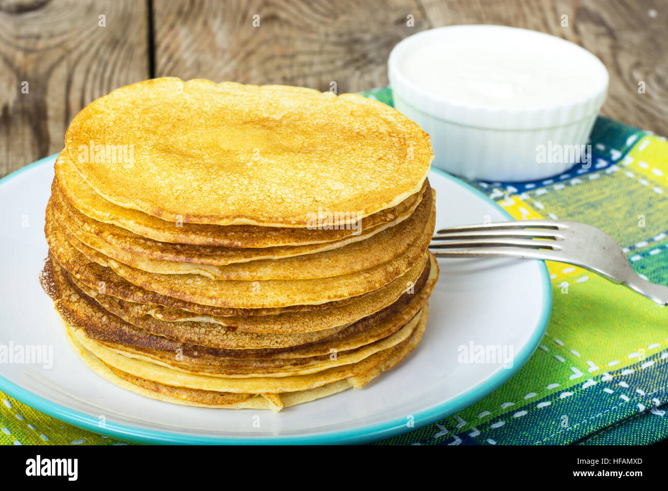 American Pancake delicious Stock Photo - Alamy