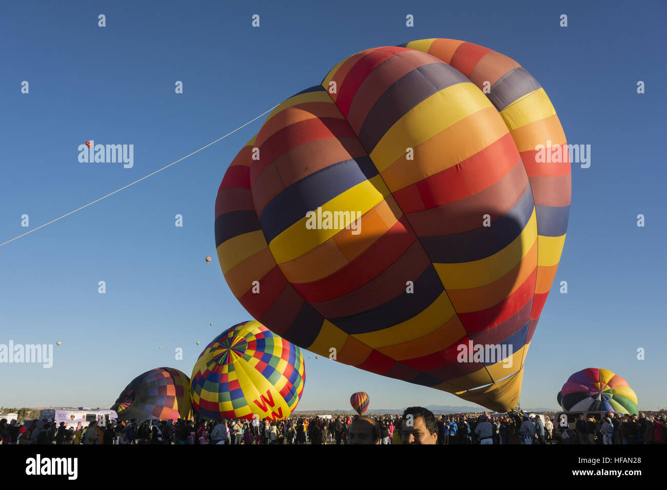 New Mexico, Albuquerque, Albuquerque International Balloon Fiesta, hot ...