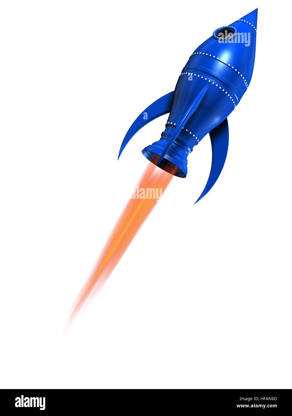 Rocket ship flying hi-res stock photography and images - Alamy
