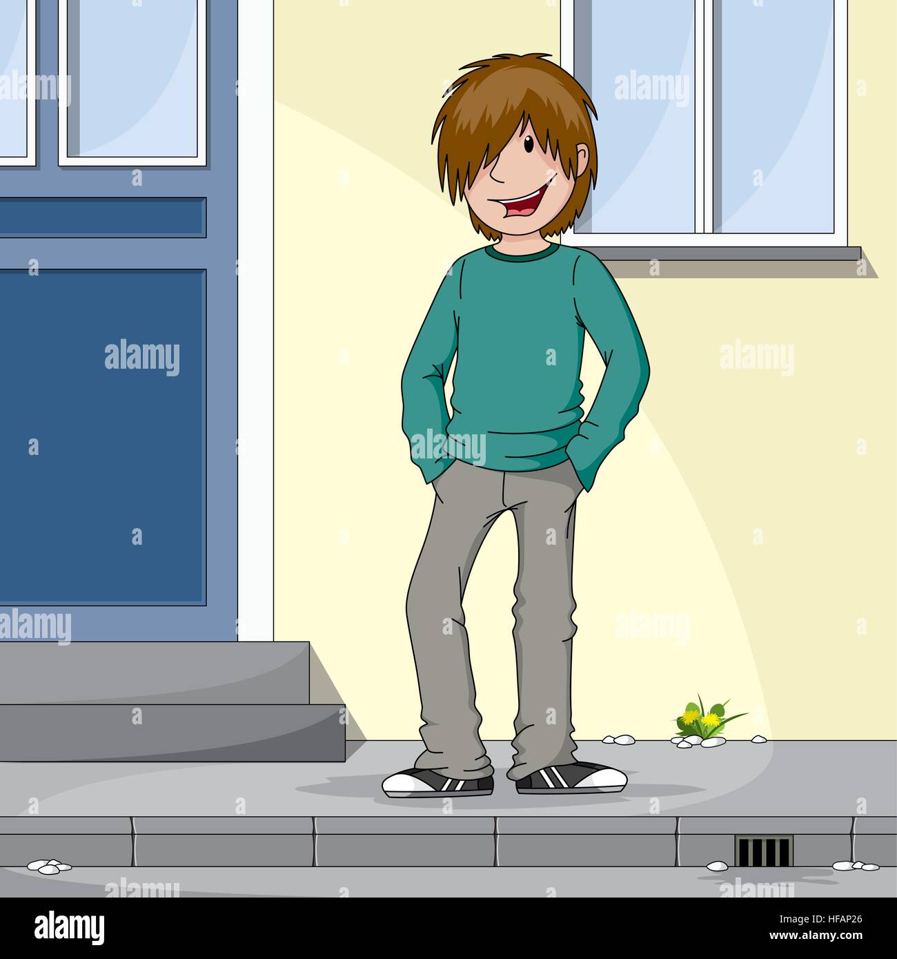 Person person standing Stock Vector Images - Alamy