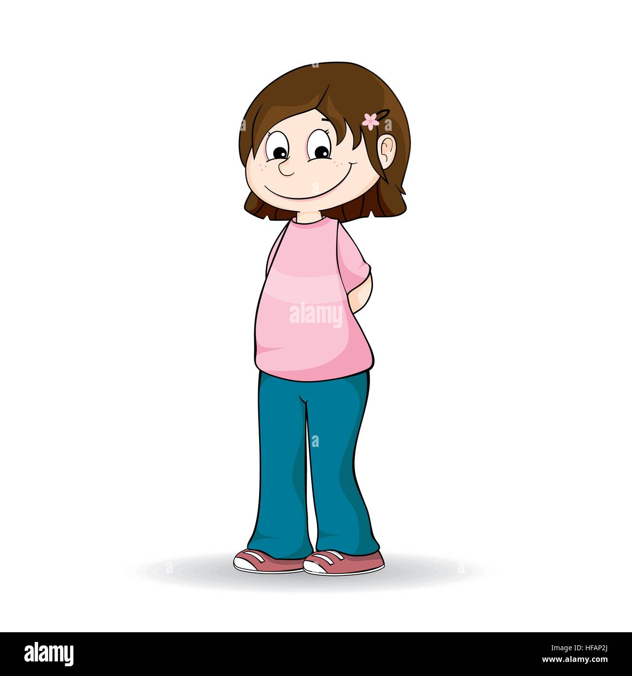 Girl Stock Vector Images - Alamy