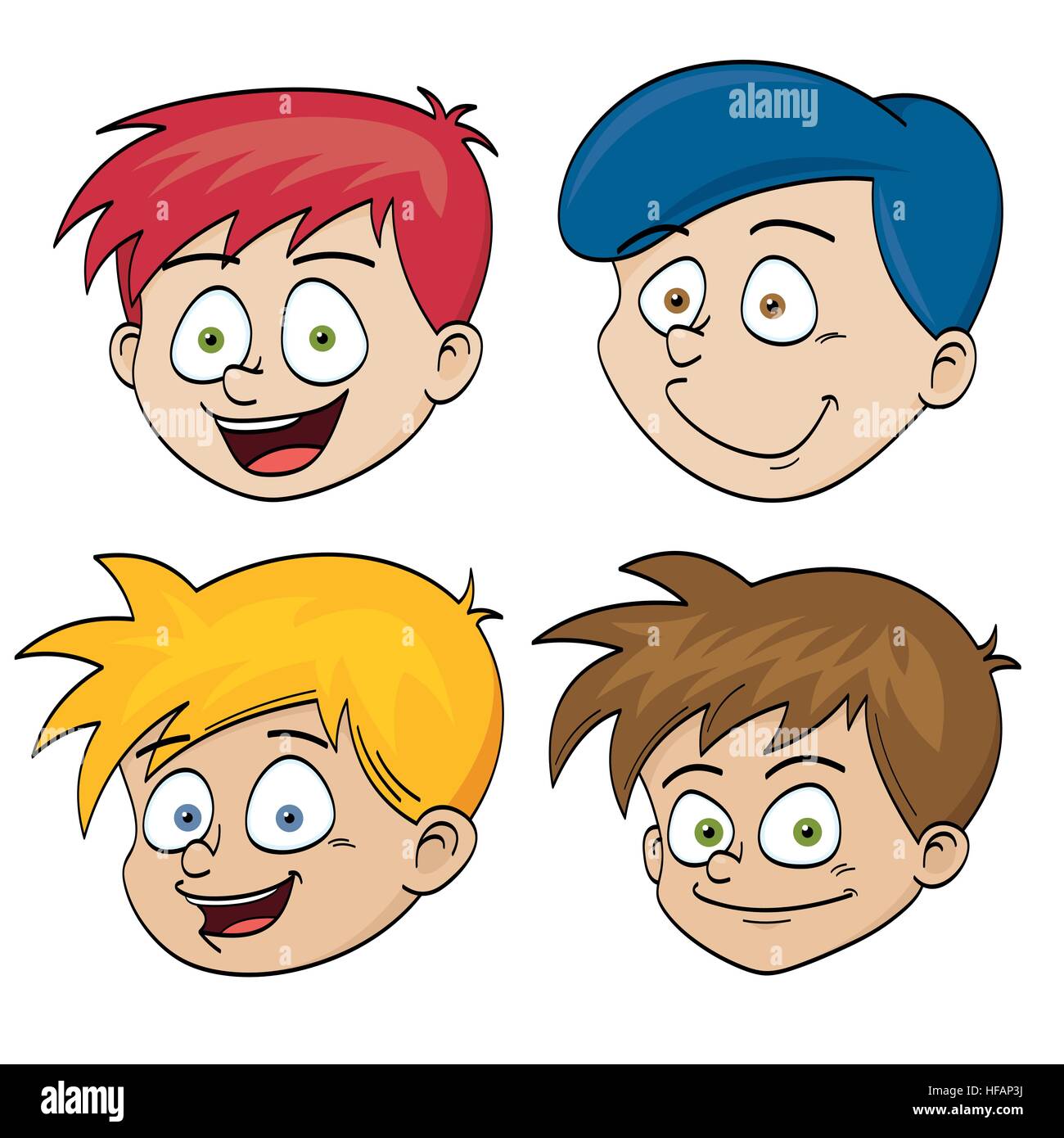 Fun child faces funny Cut Out Stock Images & Pictures - Alamy
