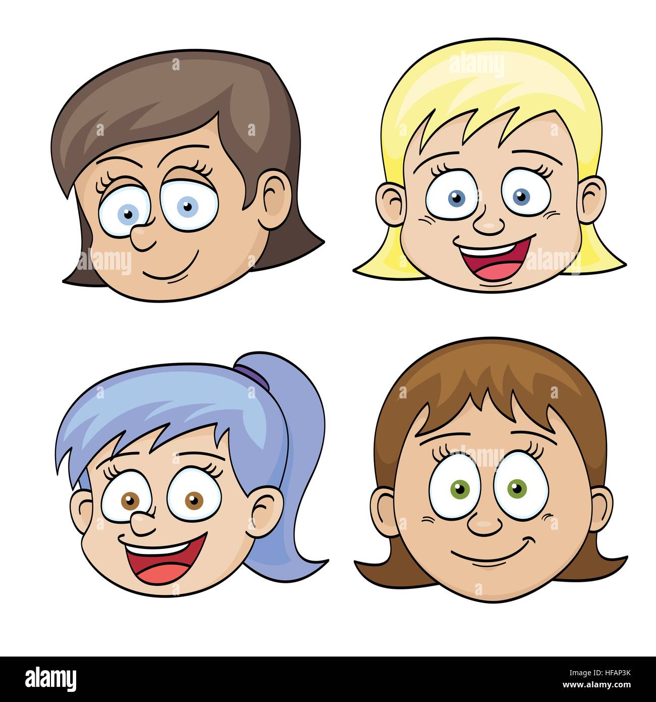 Fun child faces funny Cut Out Stock Images & Pictures - Alamy