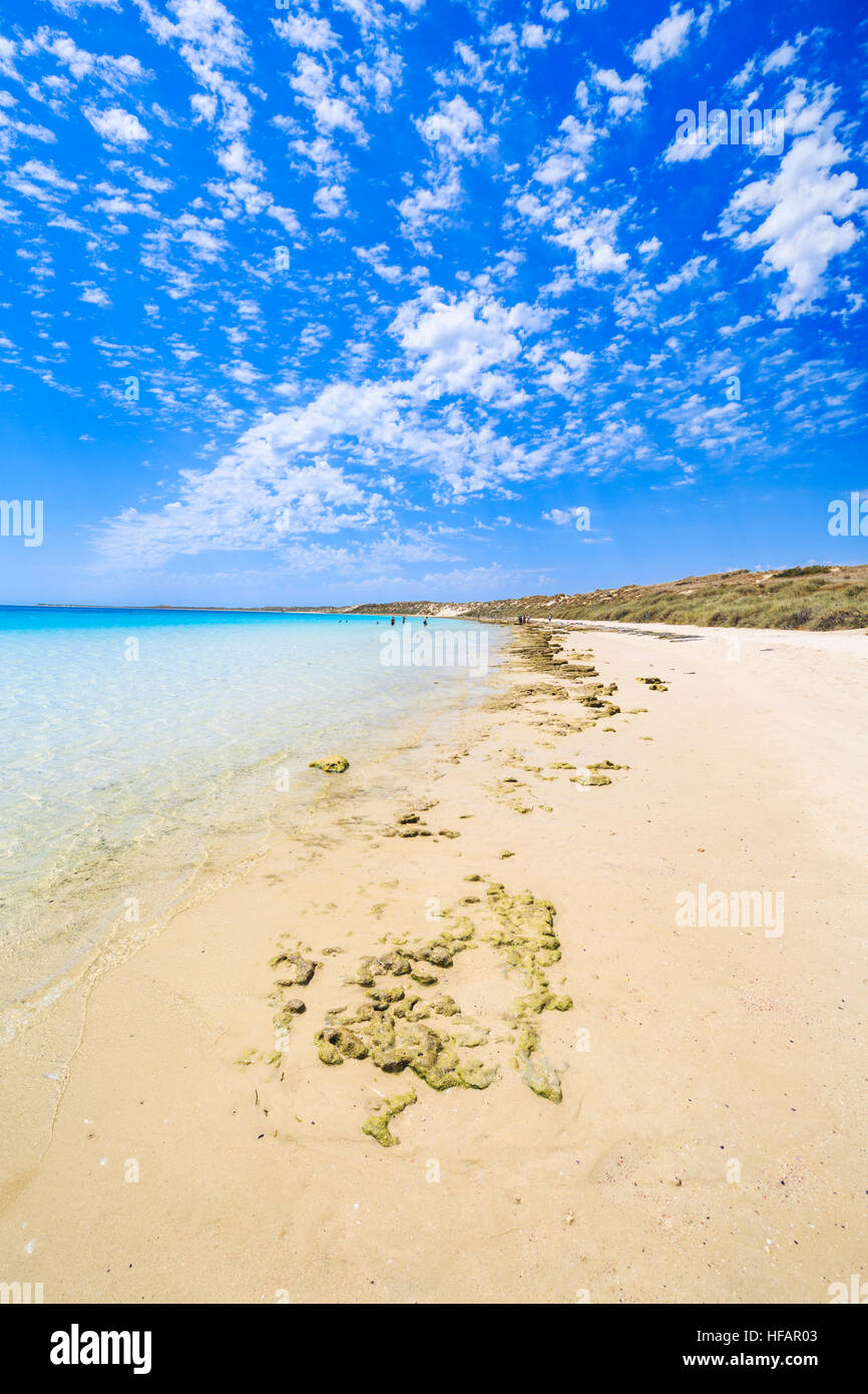 Coral Bay beach Stock Photo - Alamy