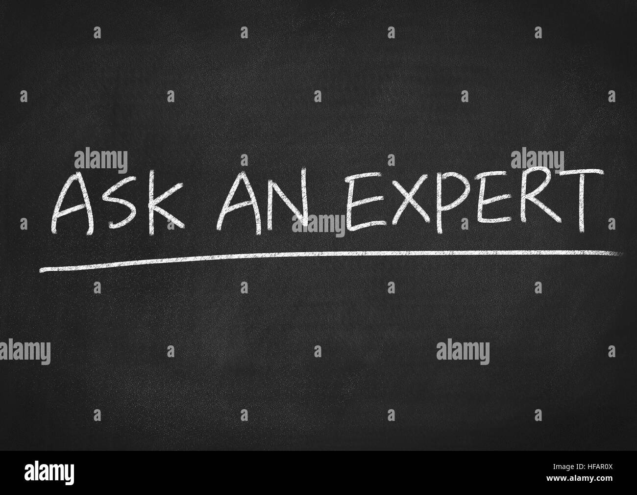 ask an expert Stock Photo - Alamy