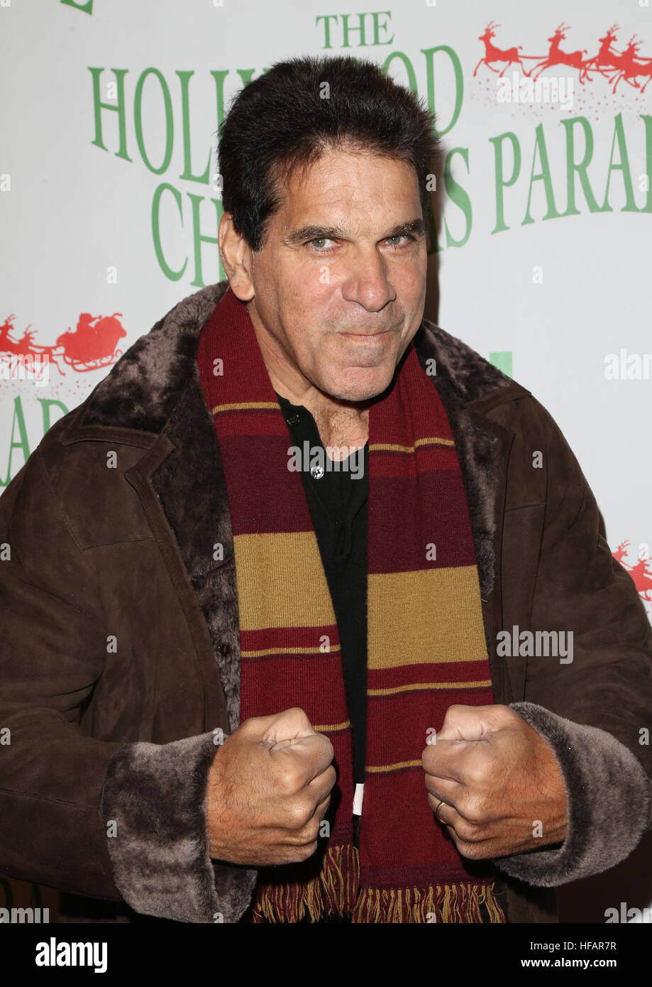 Lou Ferrigno attending the 85th Annual Hollywood Christmas Parade in ...