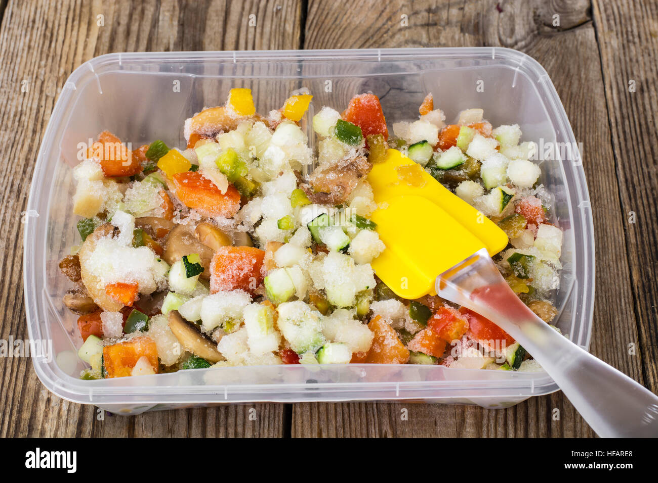 Containers frozen green vegetables hi-res stock photography and images ...