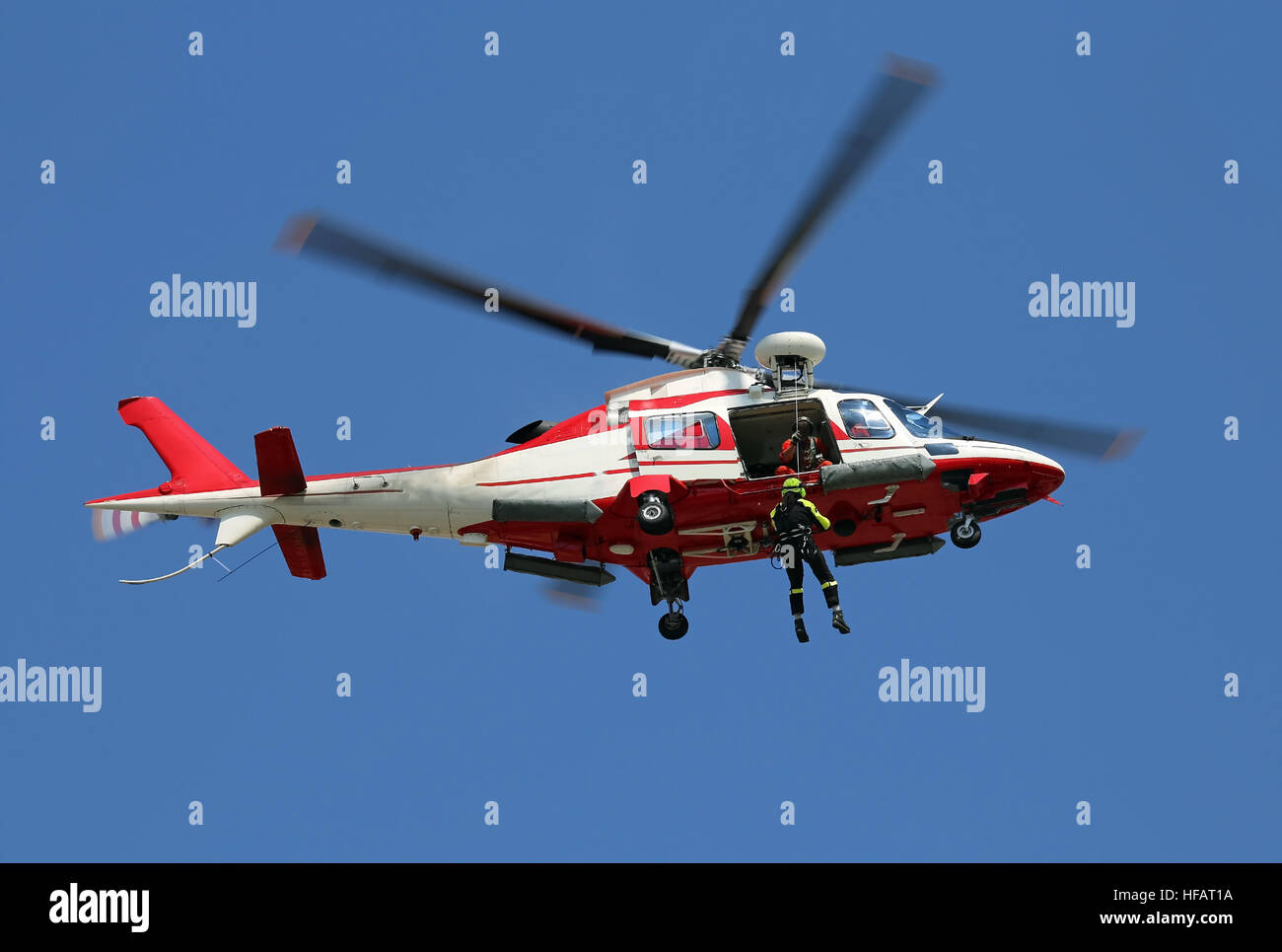 Flying fireman hi-res stock photography and images - Alamy