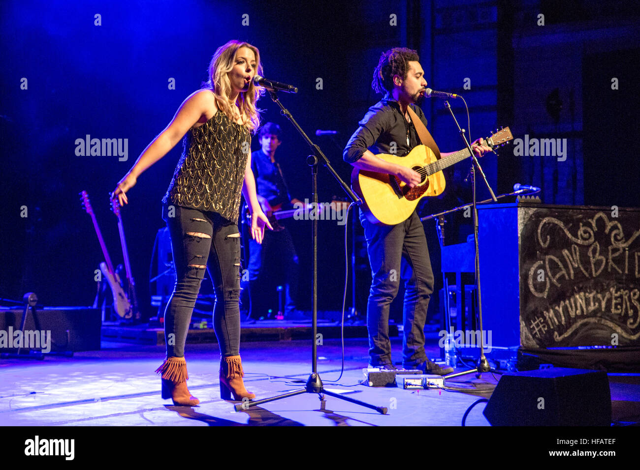The Shires performing at Cambridge Corn Exchange Featuring: The Shires ...