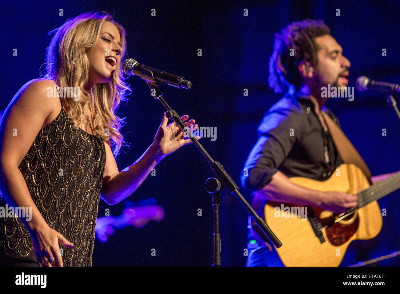 The Shires performing at Cambridge Corn Exchange Featuring: The Shires ...
