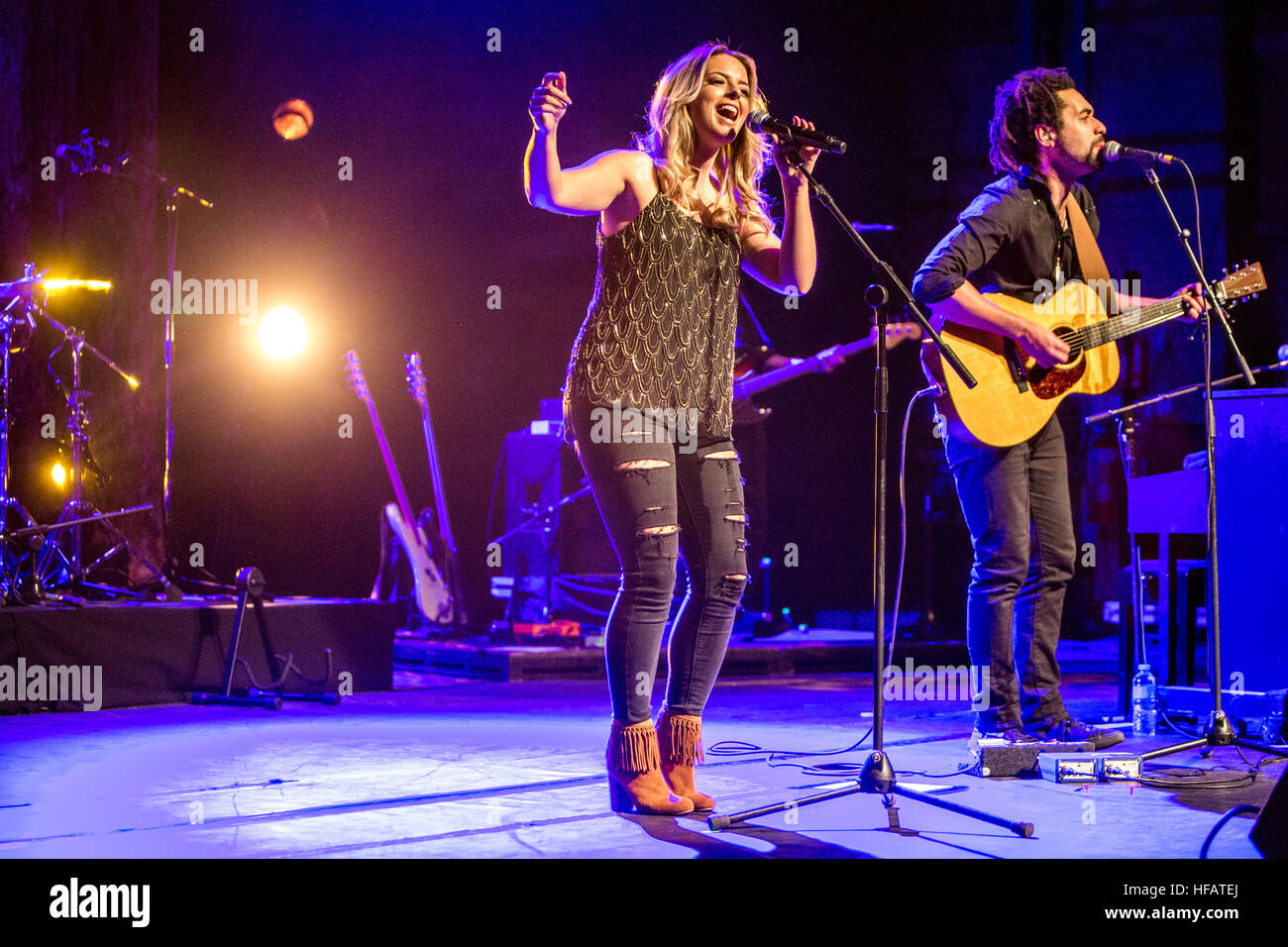 The Shires performing at Cambridge Corn Exchange Featuring: The Shires ...