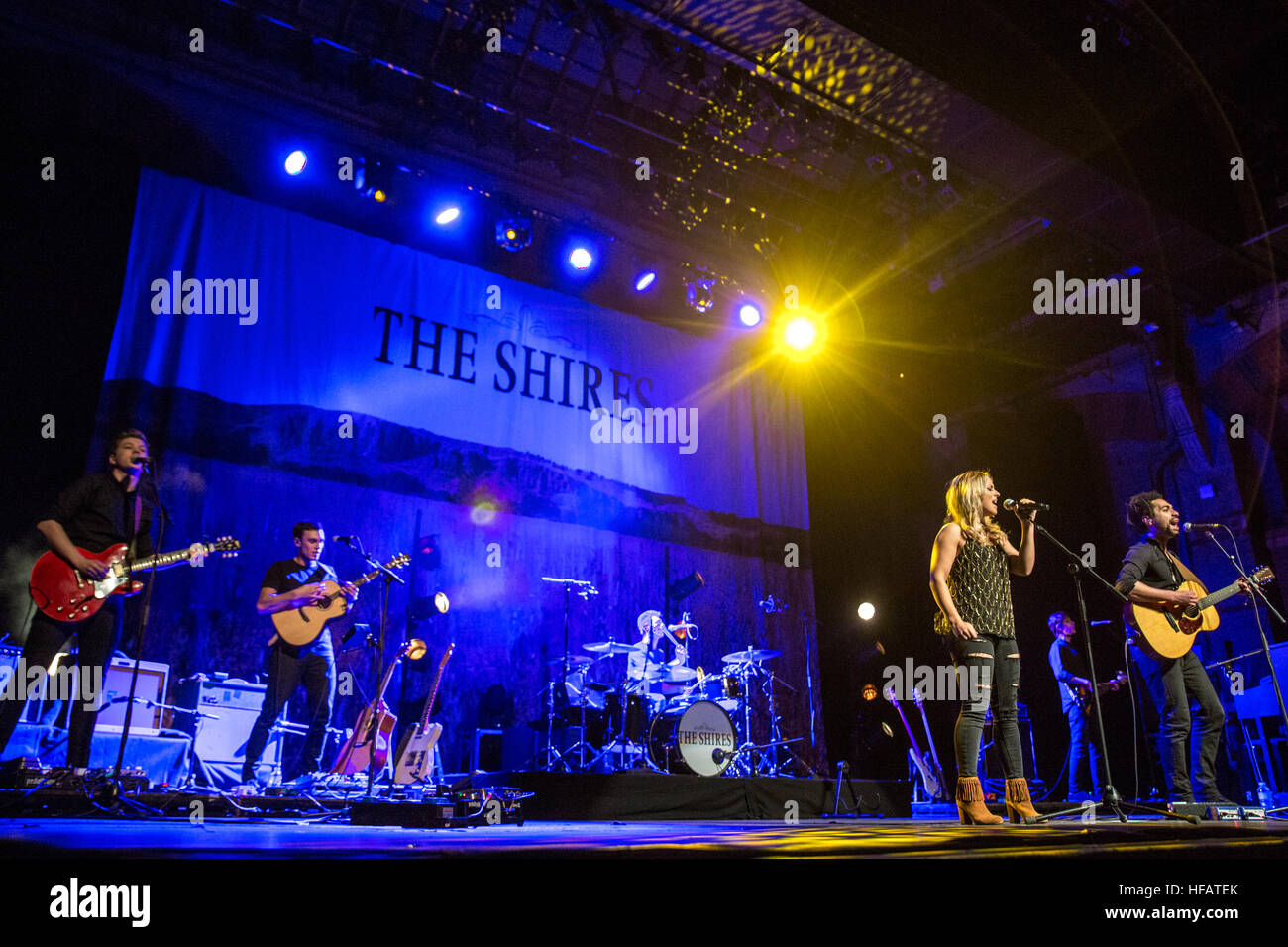 The Shires performing at Cambridge Corn Exchange Featuring: The Shires ...
