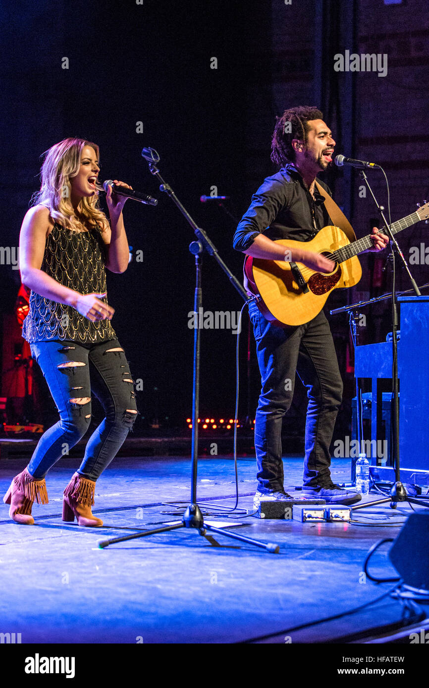 The Shires performing at Cambridge Corn Exchange Featuring: The Shires ...