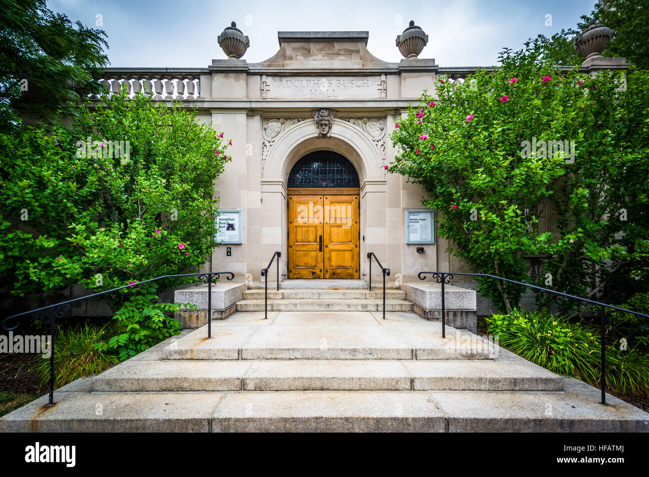 Adolphus Busch Hall, at Harvard University, in Cambridge, Massachusetts ...
