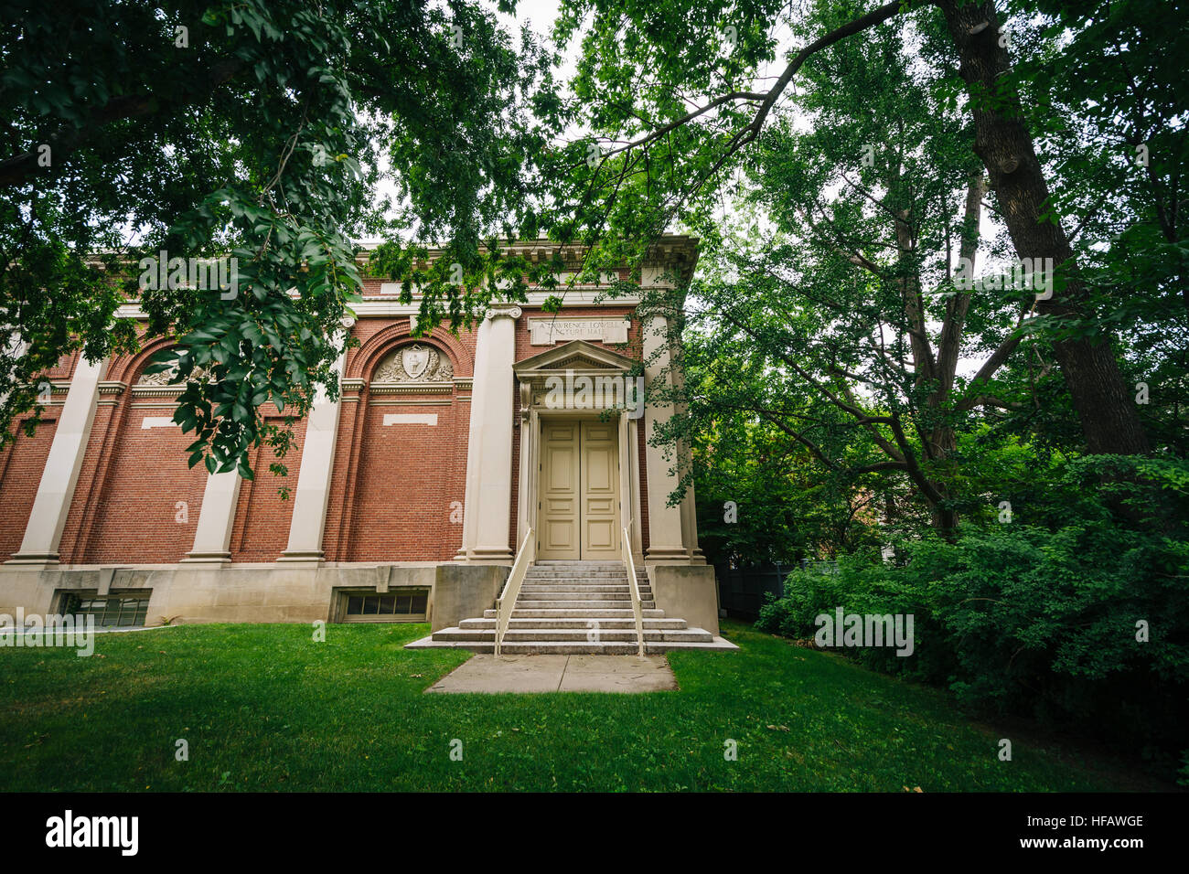 Lowell Lecture Hall, at Harvard University, in Cambridge, Massachusetts ...