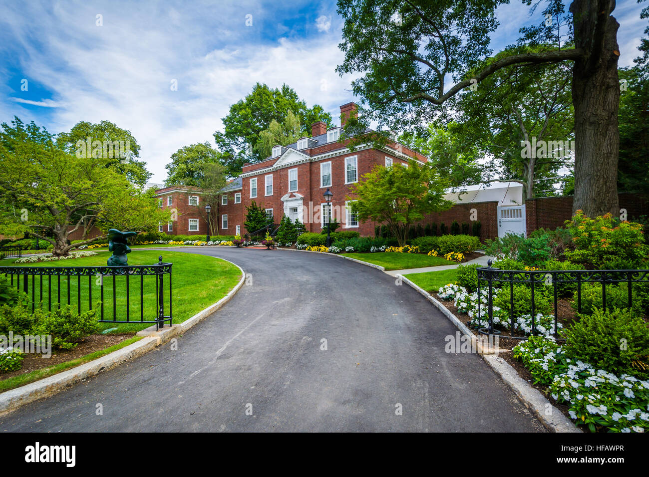 The Dean's House, at Harvard Business School in Boston, Massachusetts ...