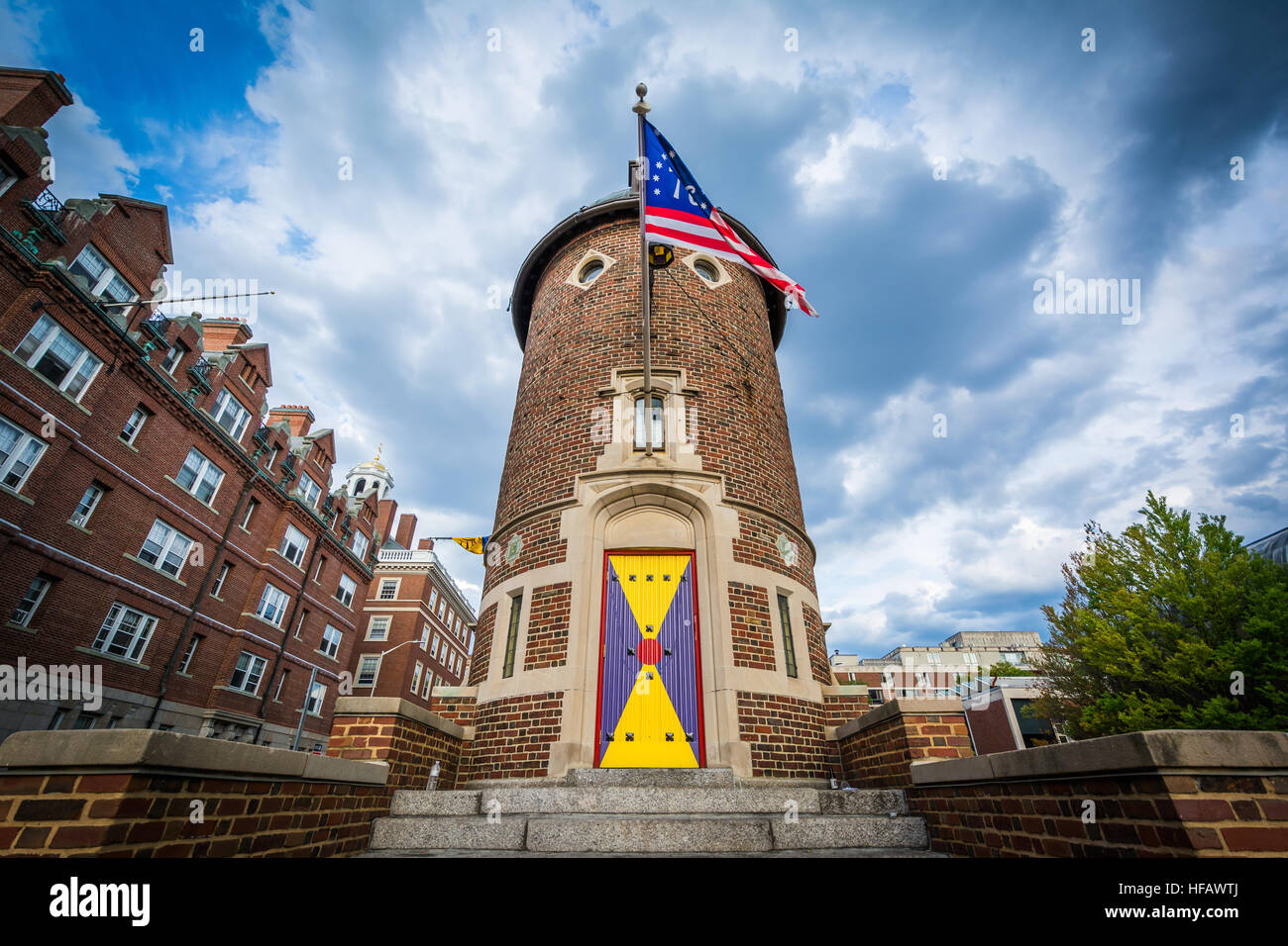 The Harvard Lampoon Building, at Harvard University, in Cambridge ...