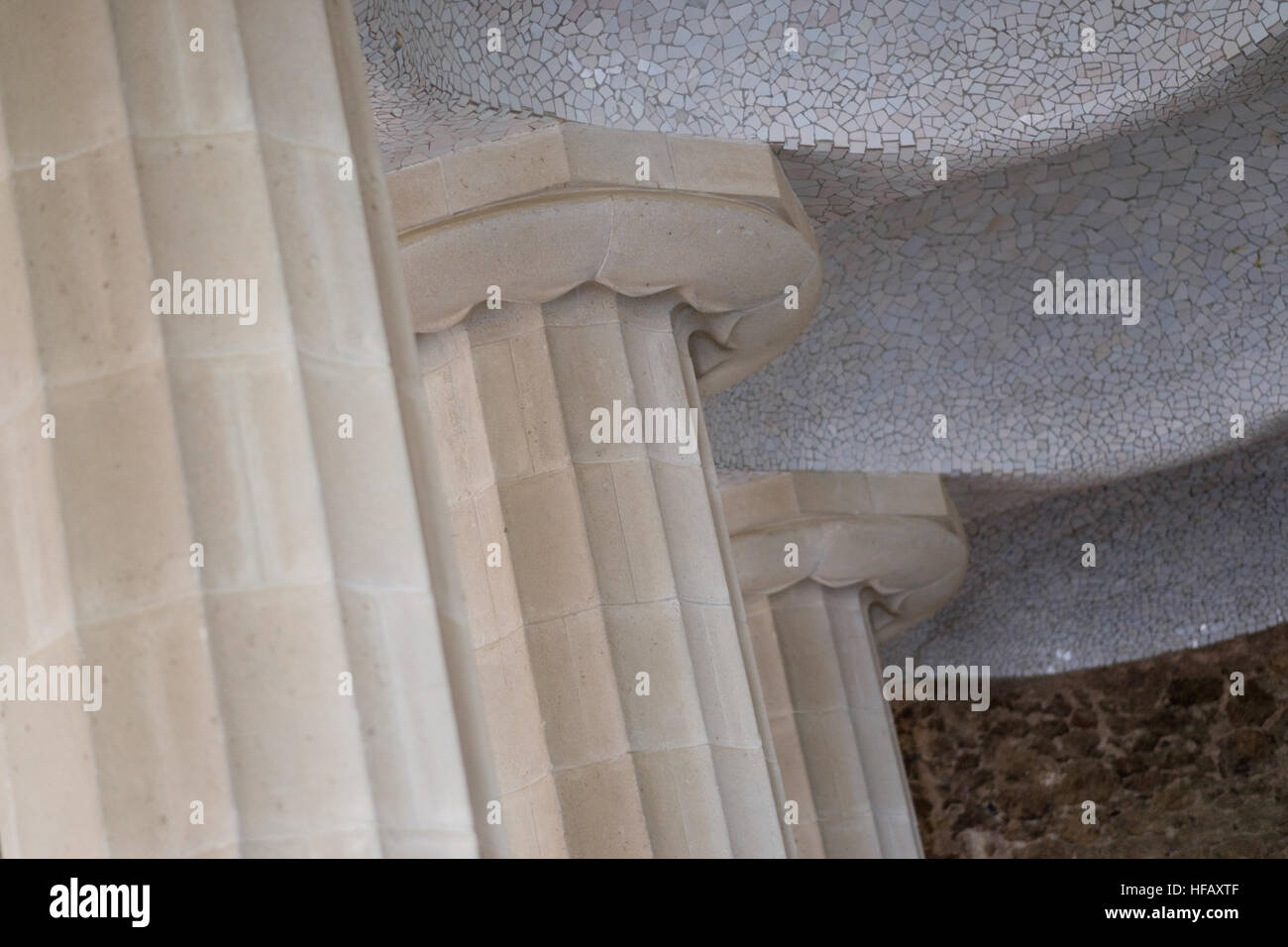 Columns gaudi hi-res stock photography and images - Alamy