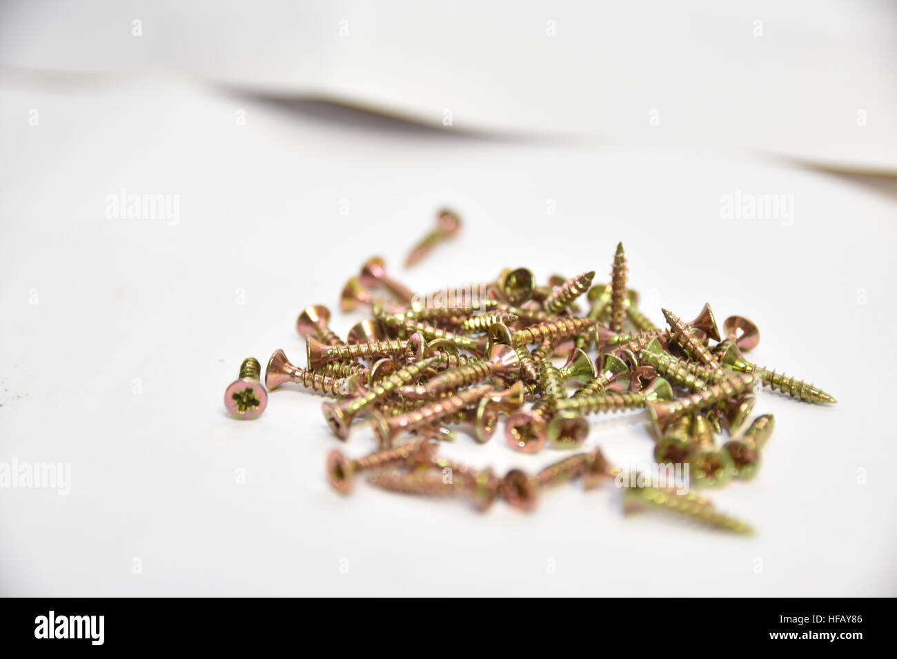 Carpentry screws hi-res stock photography and images - Alamy