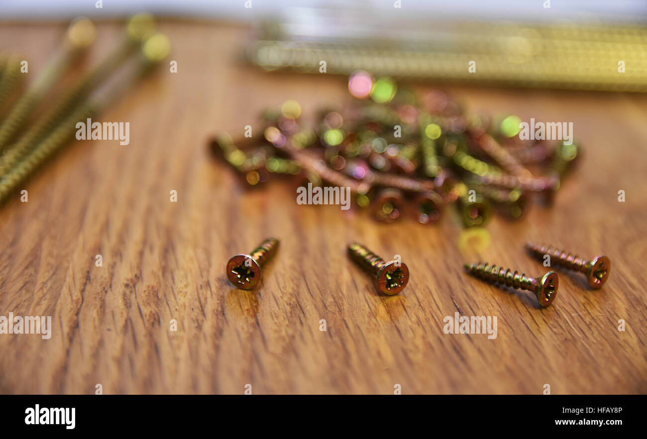 Carpentry screws hi-res stock photography and images - Alamy