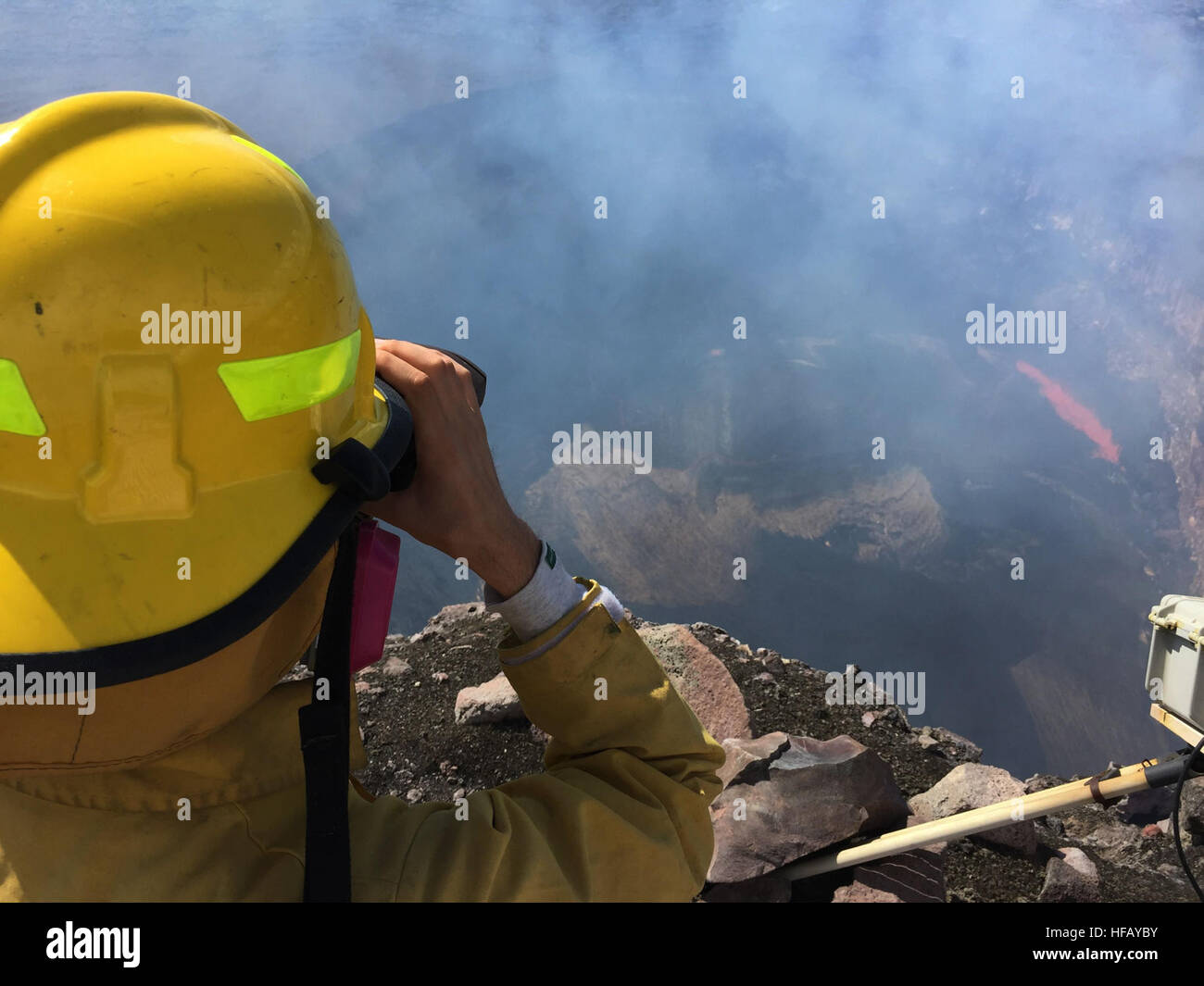 Volcano observatory geologists hi-res stock photography and images - Alamy