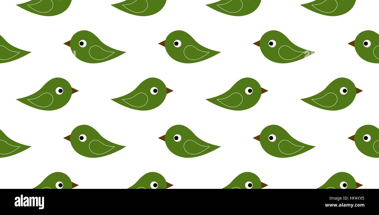 seamless green birds Stock Vector Image & Art - Alamy