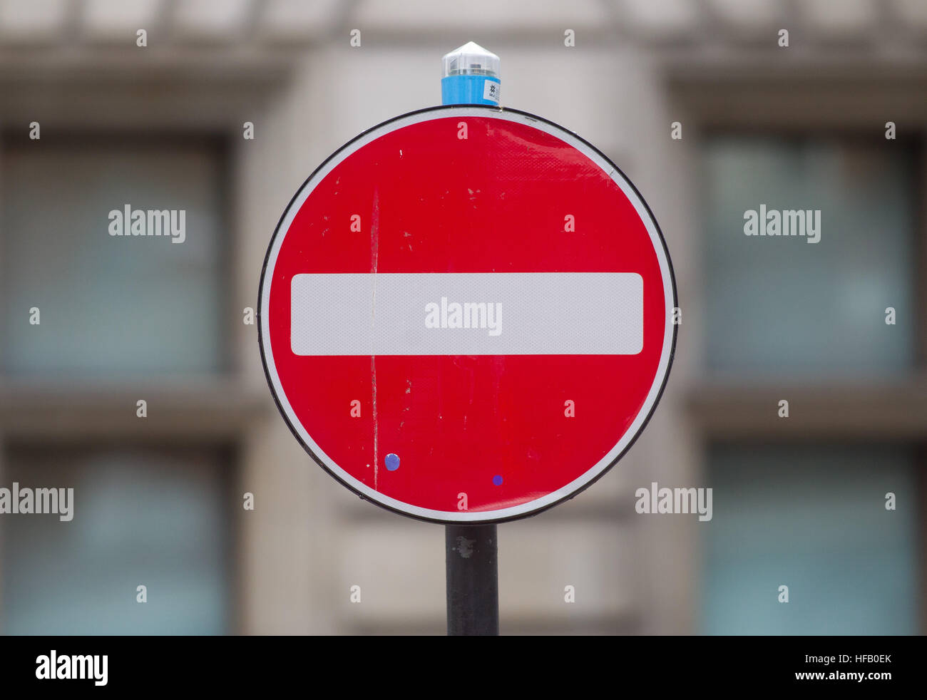 No entry road sign, London Stock Photo - Alamy