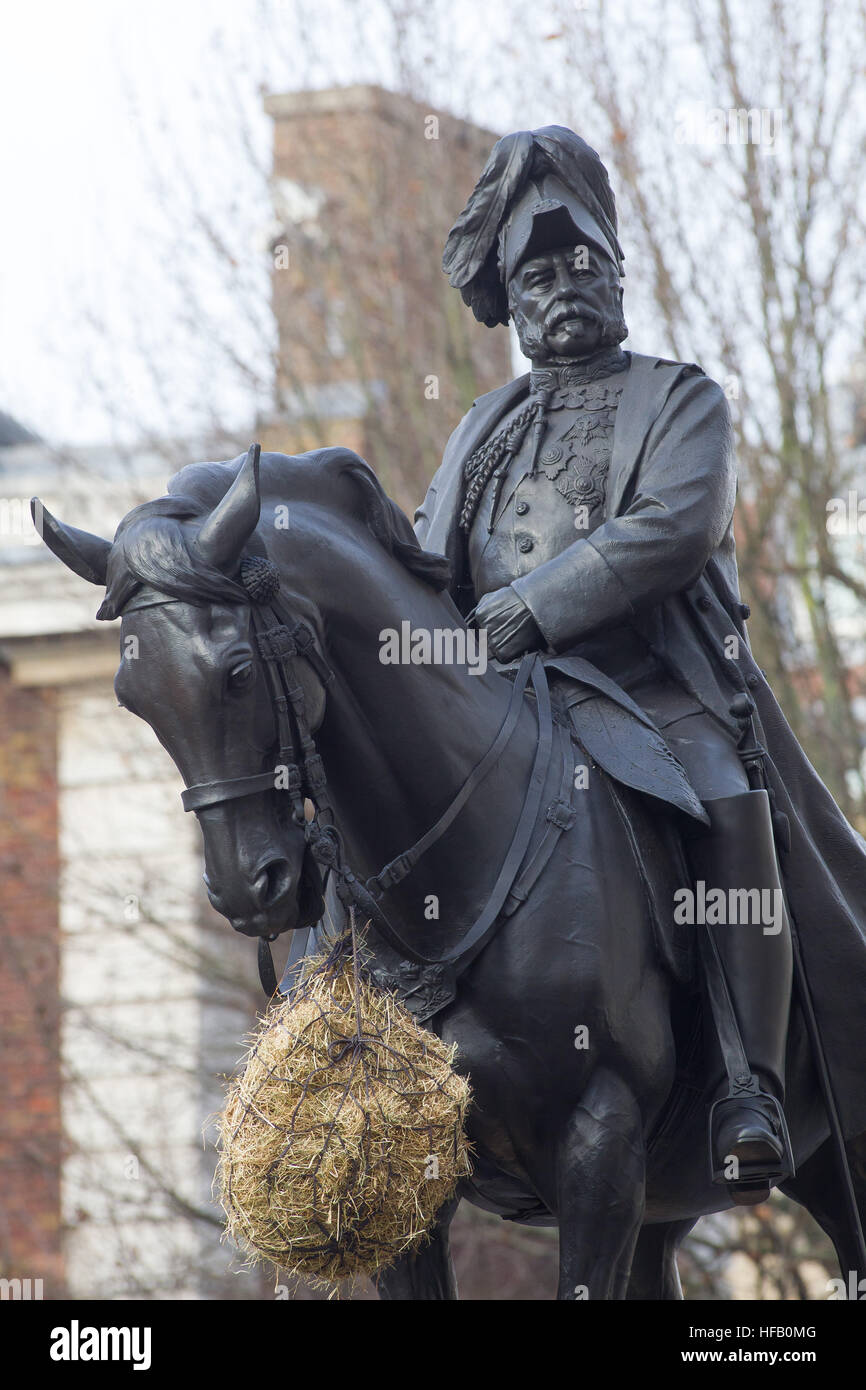 The equestrian statue of prince george hi-res stock photography and ...