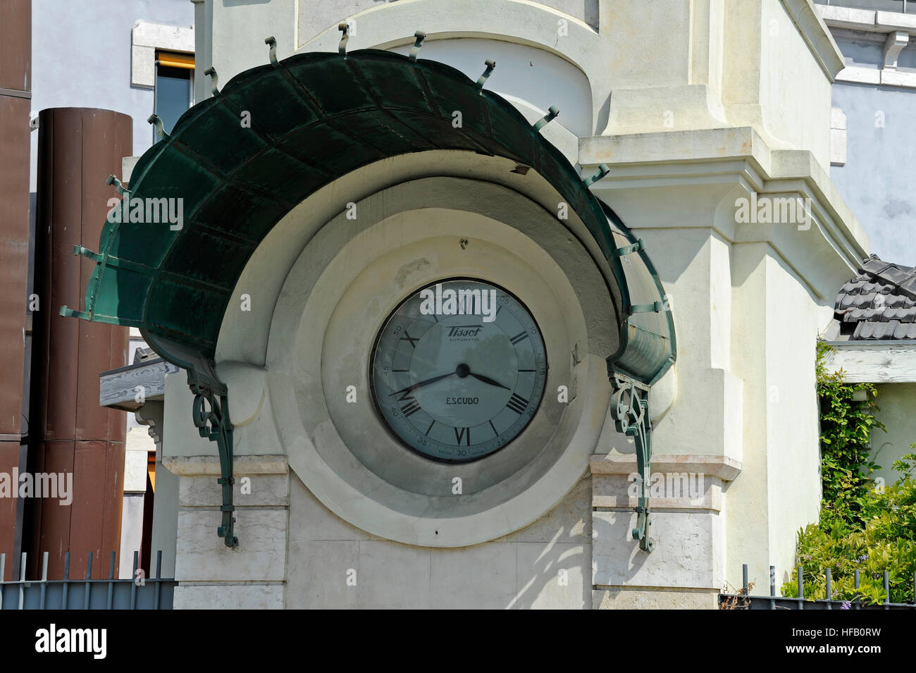 Lisbon official time, Tissot Automatic, Av. Ribeira das Naus, Lisboa ...