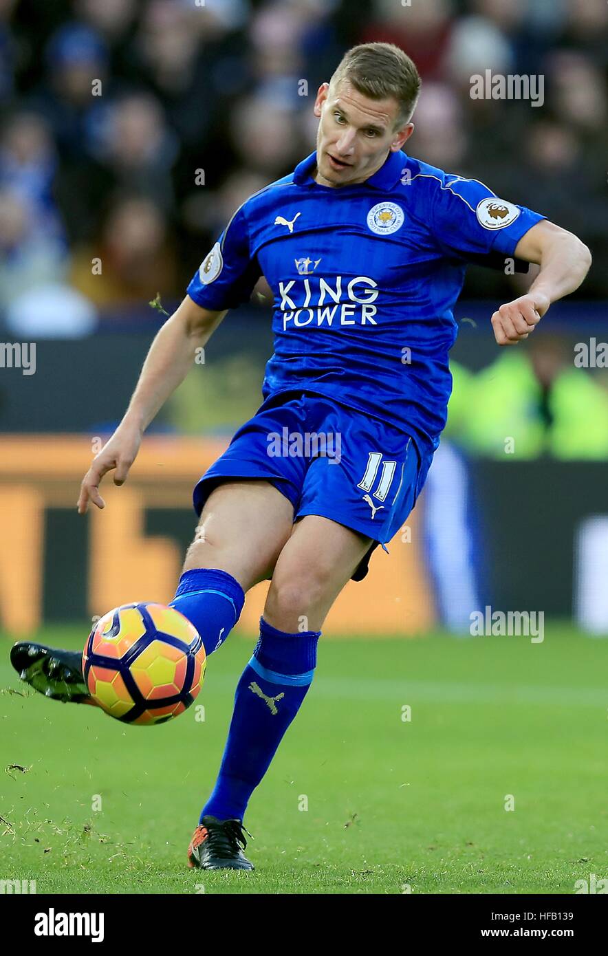 Marc Albrighton, Leicester City Stock Photo - Alamy