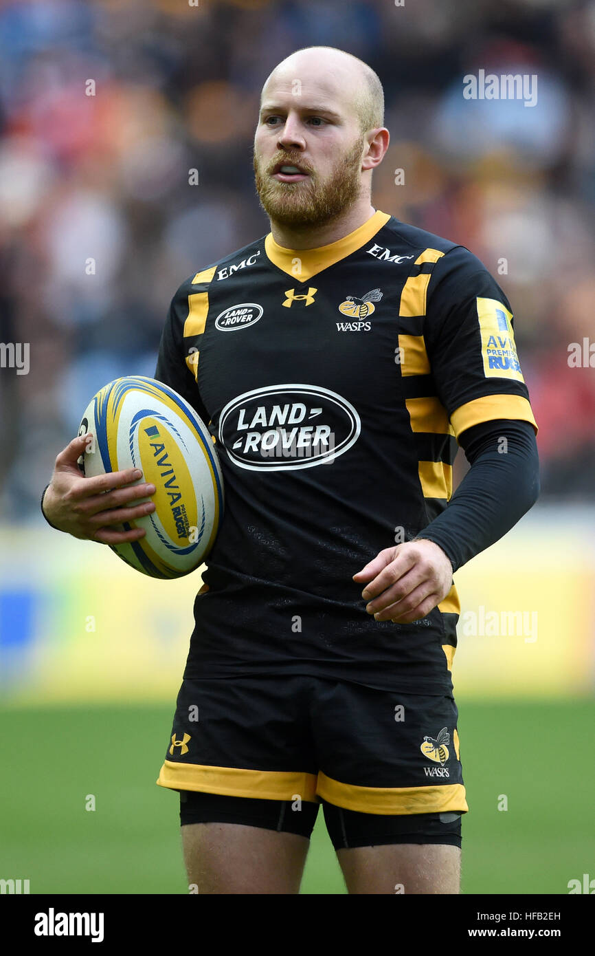 Joe Simpson, Wasps Stock Photo - Alamy