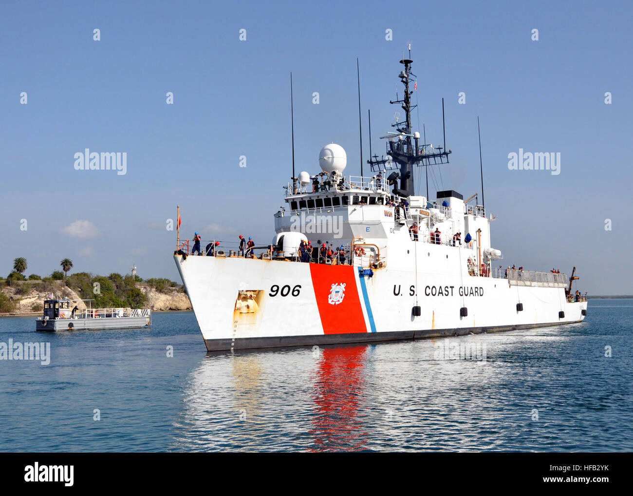 The U.S. Coast Guard Medium Endurance-class cutter USCGC Seneca gets ...