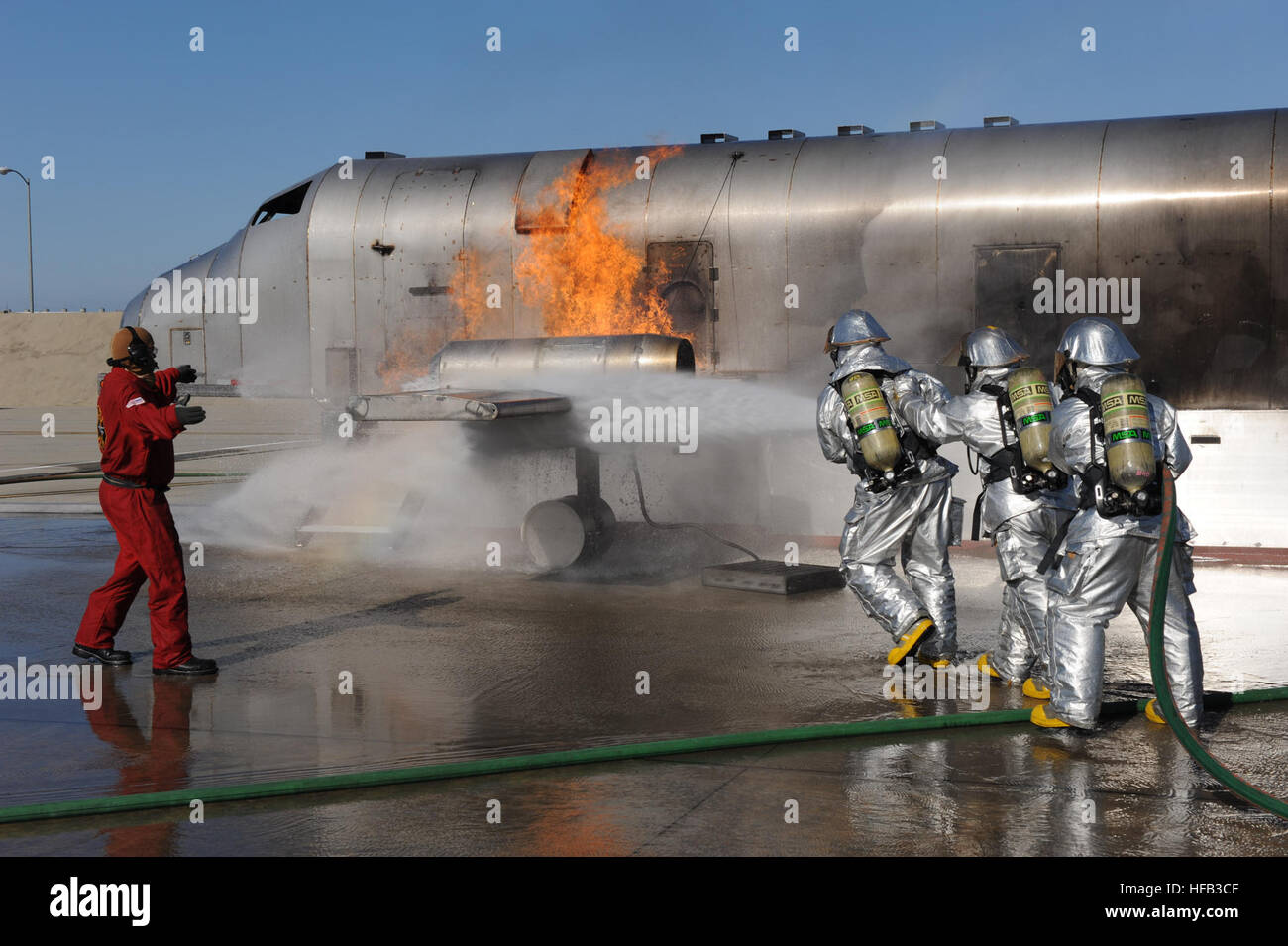 Mobile aircraft fire trainer hi-res stock photography and images - Alamy