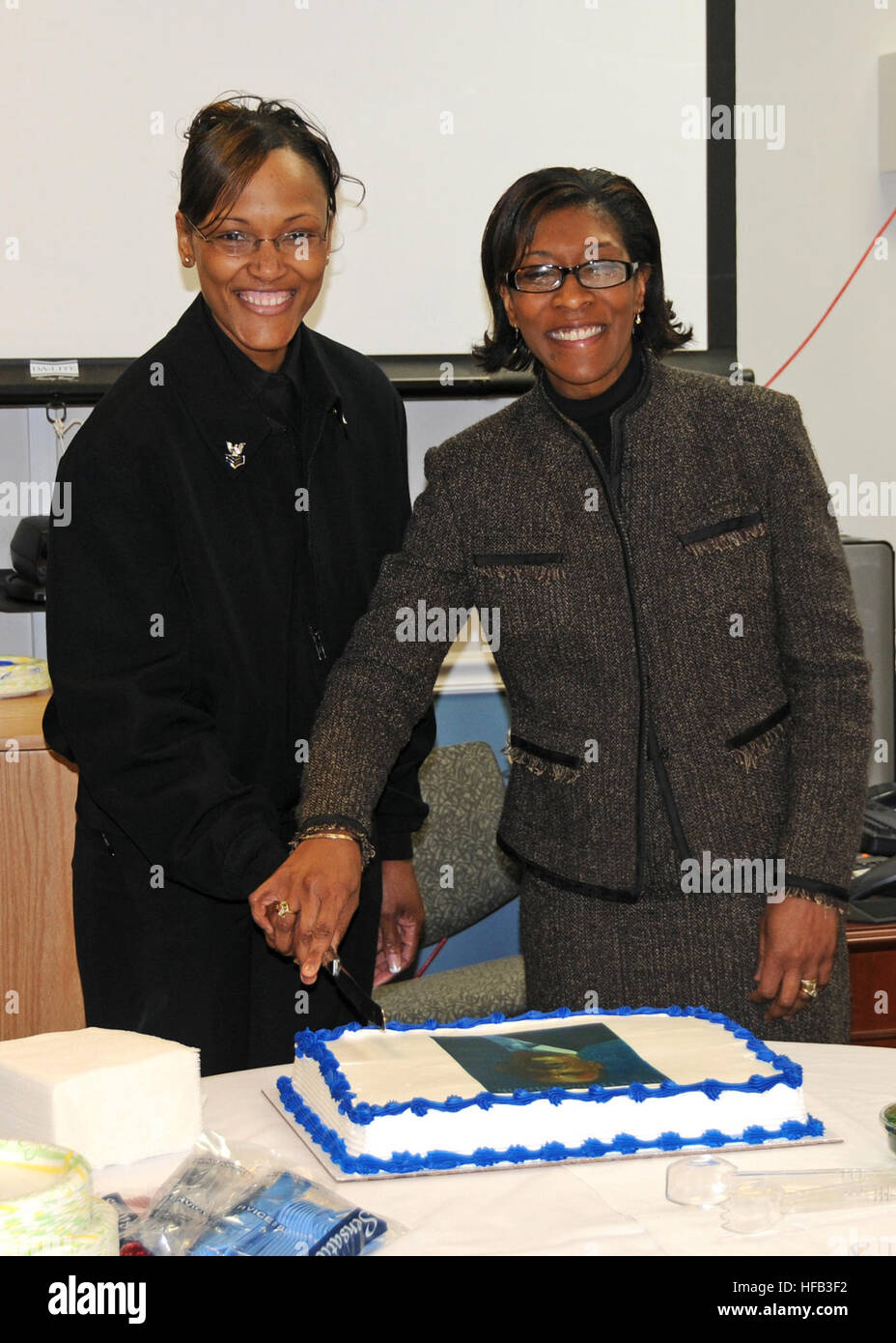 Wanda Barnard-Bailey, right, the deputy city manager for Human ...
