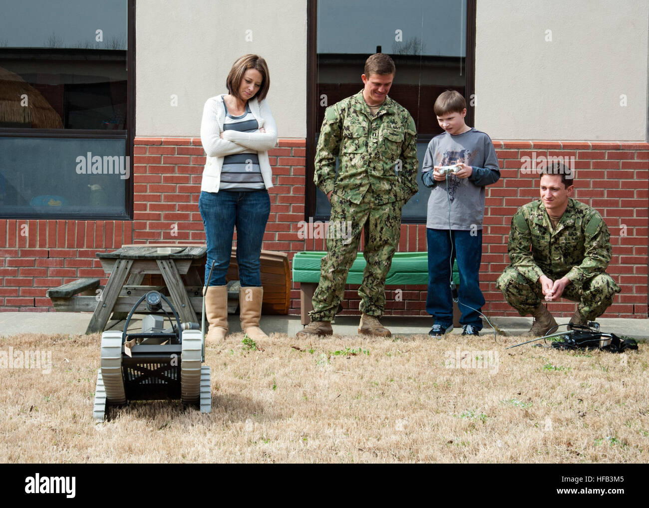 Lt. Keith Caton and Explosive Ordnance Disposal 1st Class Daniel ...