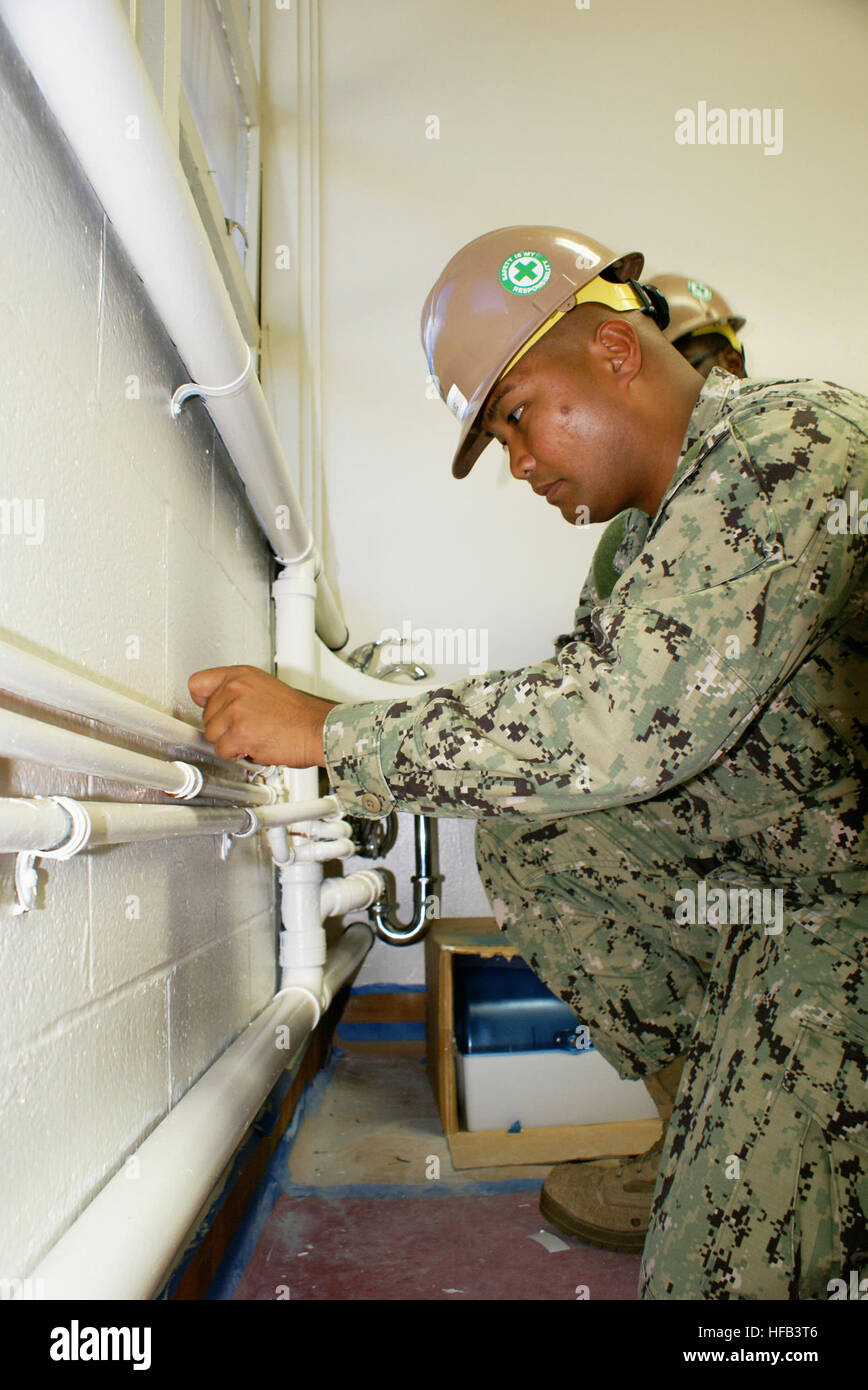 Naval Facilities Engineering Command (NAVFAC) Hawaii Seabee plumbers ...
