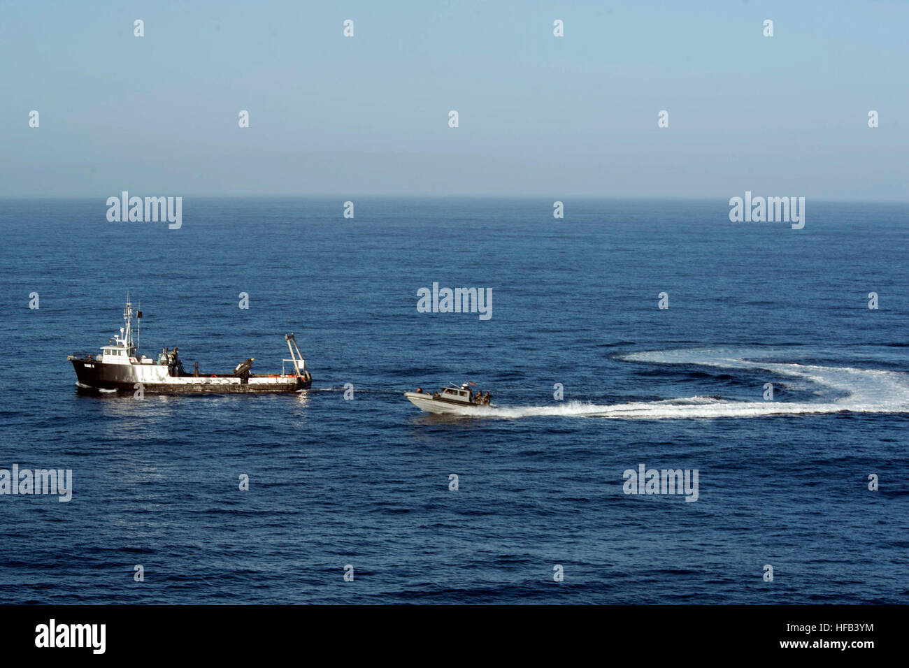 PACIFIC OCEAN (March 25, 2015) The visit, board, search and seizur team ...