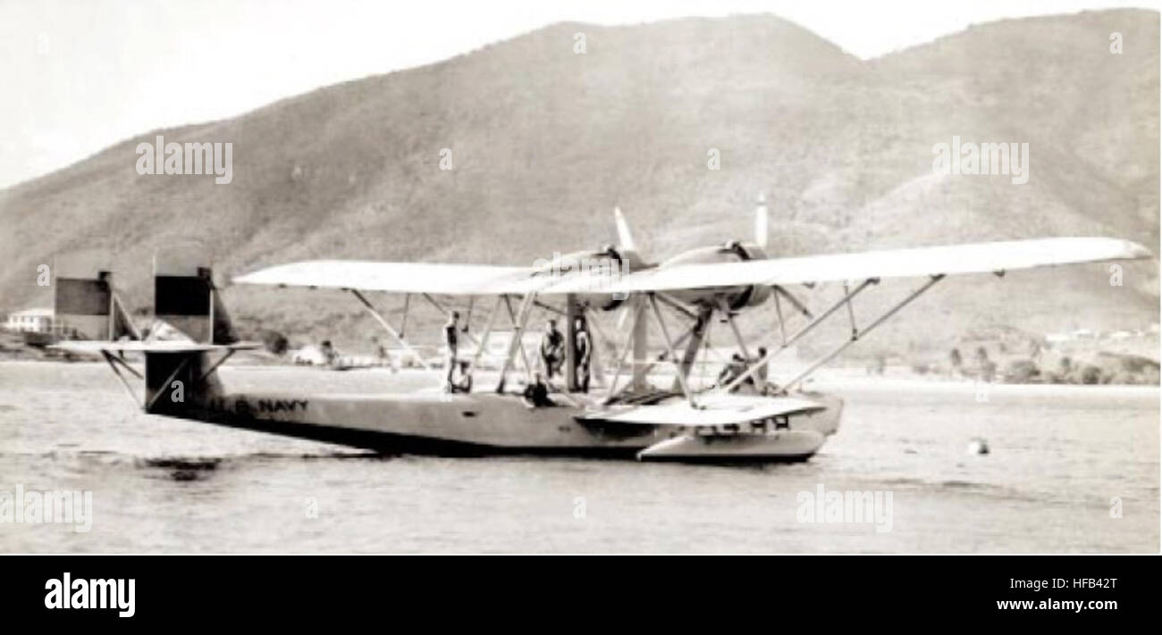 Consolidated P2Y-2 at St Thomas Stock Photo - Alamy