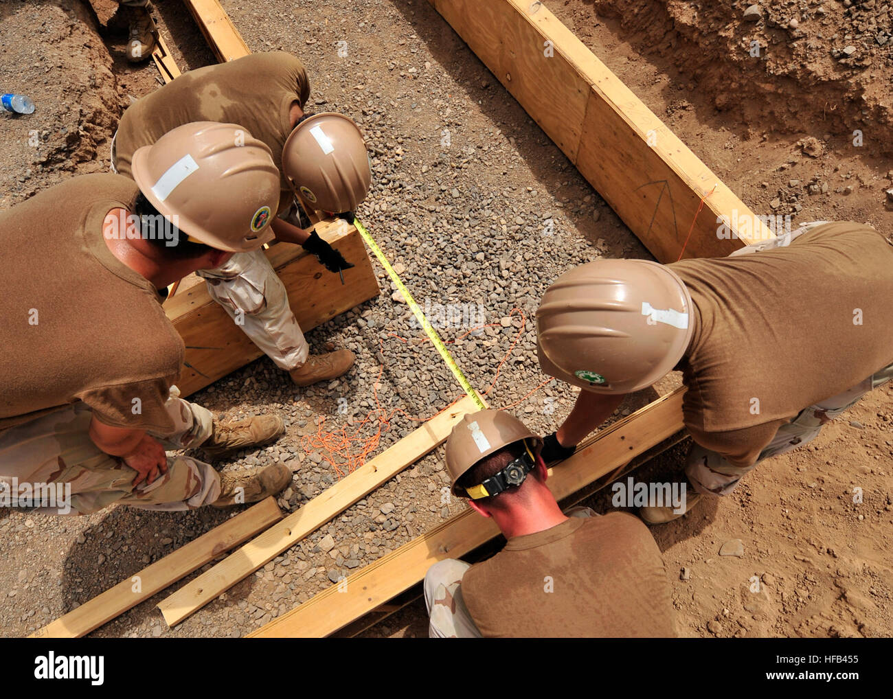 Seabees assigned to Naval Mobile Construction Battalion 7, Combined ...