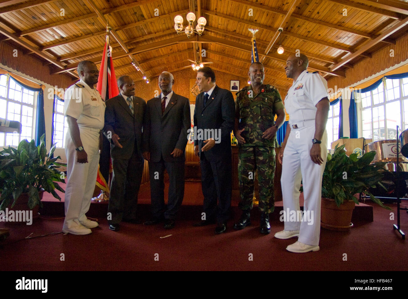 Capt. Fernandez Frank Ponds, mission commander for Continuing Promise ...
