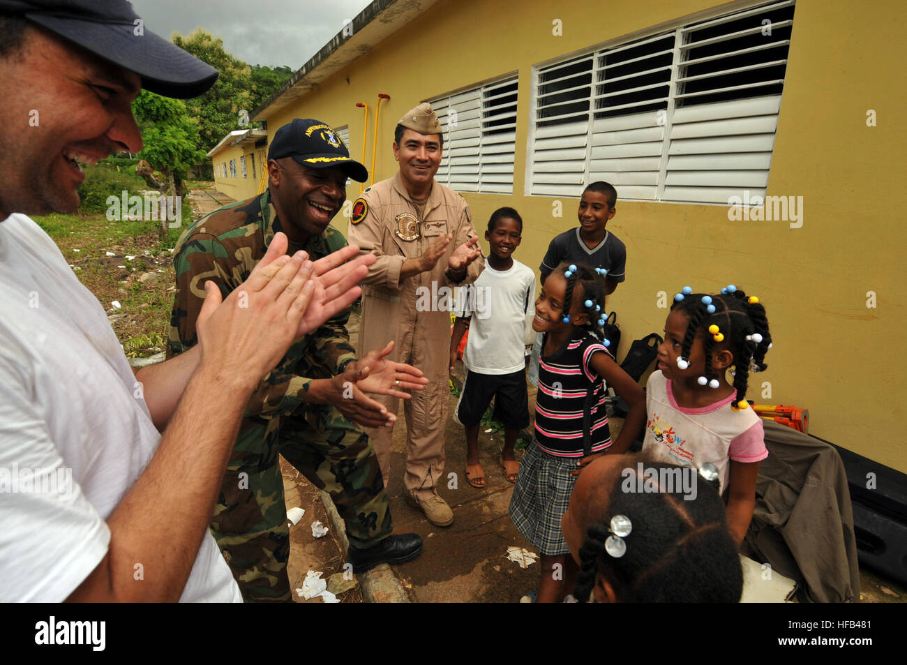 Capt. Fernandez "Frank" Ponds, mission commander for Continuing Promise ...