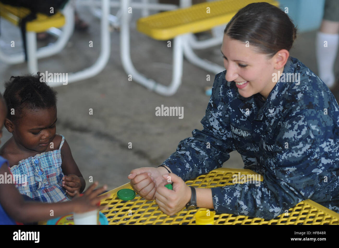 Petty Officer 3rd Class Michelle Allmond, intelligence specialist ...